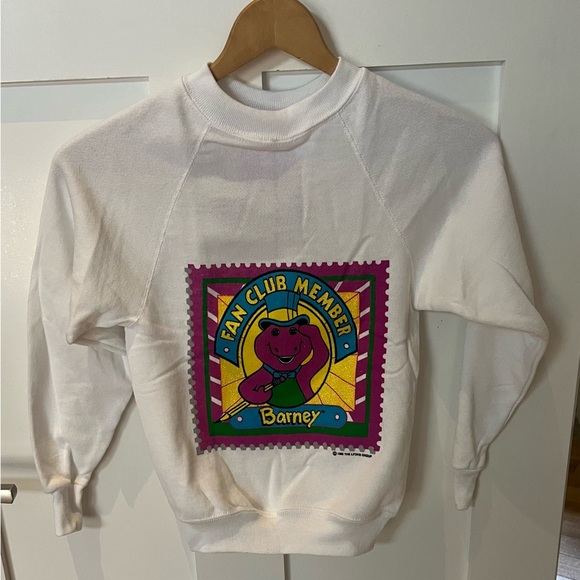 Barney | Shirts & Tops | Nwt Vintage Barney The Dinosaur Fan Club ...